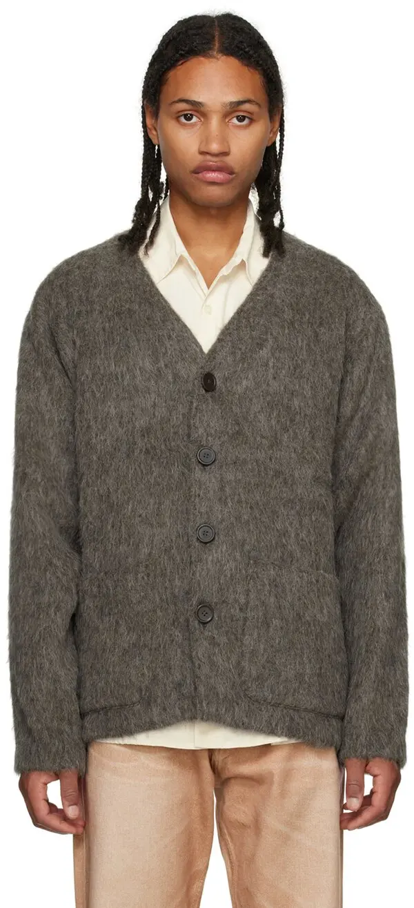 Our Legacy cardigan カーディガン　mole gray Our Legacy - Cardigan Mole Grey Mohair